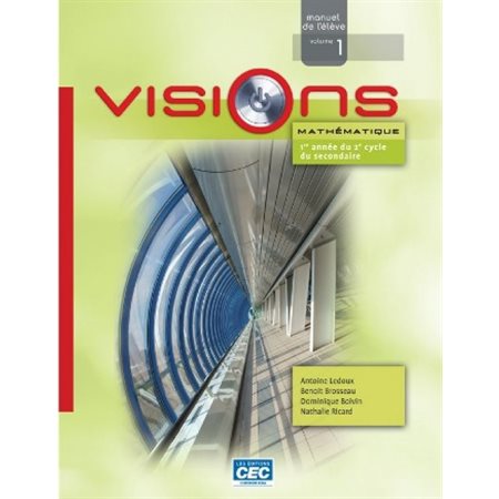 Visions 3e Sec : Maths : COMBO : Papier & Web : Cahier d'activités ...